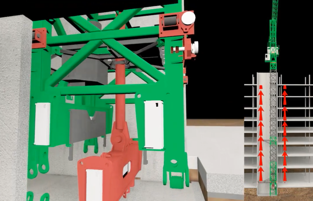 JASO prezintă sistemul Lift Shaft pentru macarale turn în construcția ...