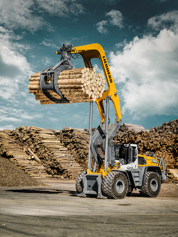 Noul încărcător de bușteni Liebherr L 580 LogHandler XPower - M ...