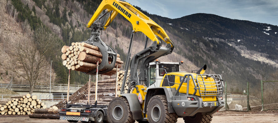 Noul încărcător de bușteni Liebherr L 580 LogHandler XPower - M ...