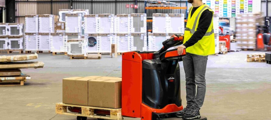 A versatile, compact pallet truck with foldable operator platform from ...